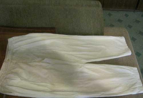 Джинсы (бриджи) женские, белые, размер 56, bilyana