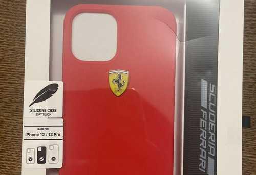 Чехол Ferrari official на iPhone 12 /12 Pro