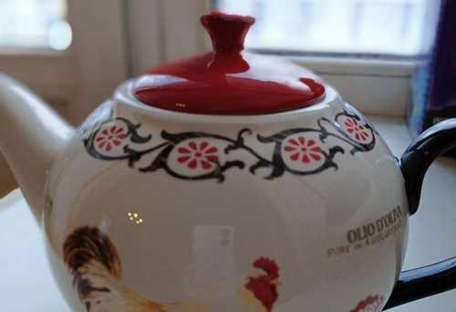 Чайник заварочный фарфоровый большой