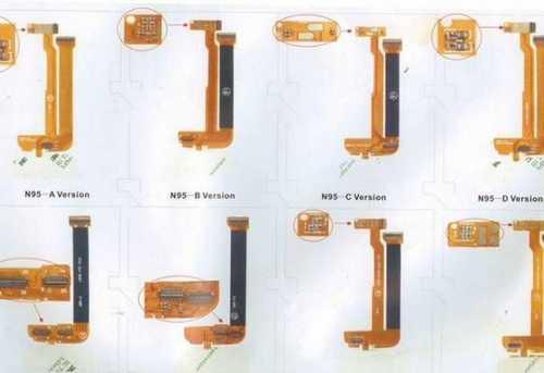 Шлейф для Nokia китайская N95 тип 4