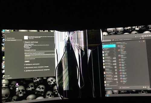 Монитор Xiaomi Curved Gaming на запчасти