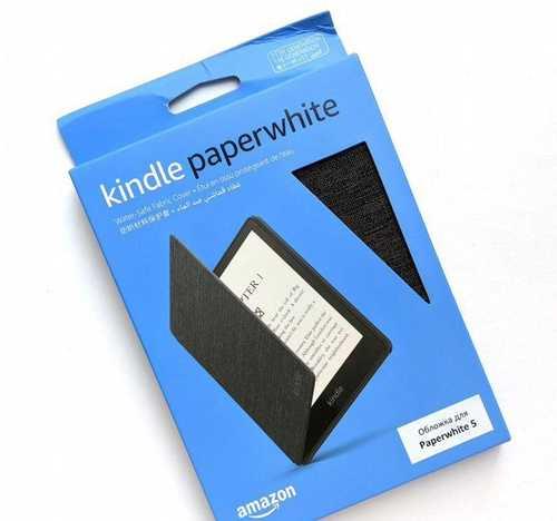 Чехол обложка Kindle Paperwhite 11 Fabric черный