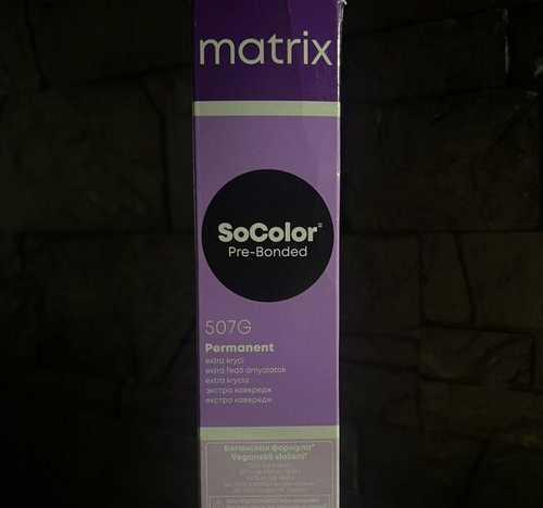 Крем-краска Matrix SoColor 507G Pre-Bonded 90 ml