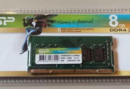 Модуль памяти SP sodimm 8GB DDR4-3200