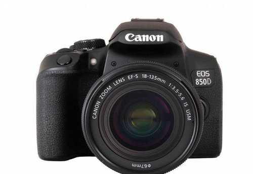 Зеркальный фотоаппарат Canon 850d 18-135 USM