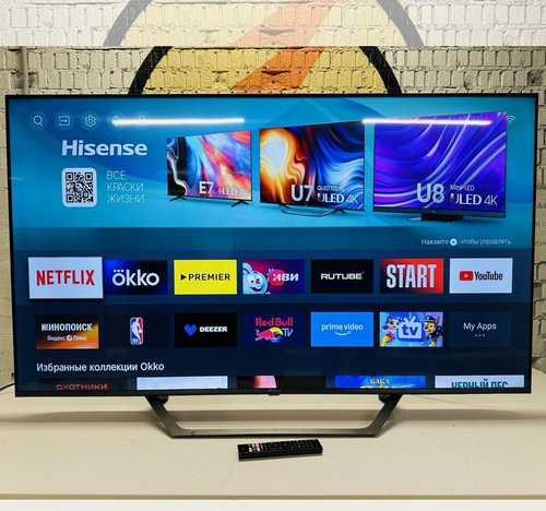 Гигант Hisense 165см UHD 4K SMART TV