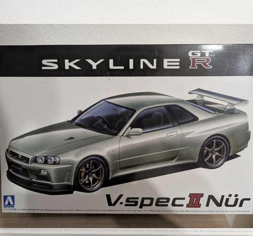 Nissan Skyline GT-R V-specll Nur 1:24 Aoshima