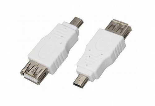 Переходник USB гн. - mini USB шт 5 штук