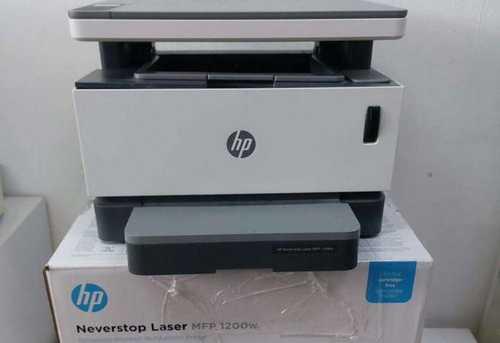 Мфу HP Neverstop Laser 1200w 11тыс.листов картридж