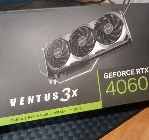 Видеокарта MSI GeForce RTX 4060 ventus 3X OC