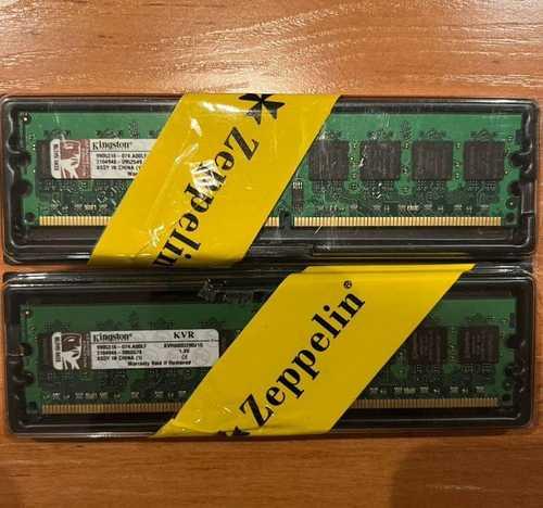 Оперативная память kingston ddr2 dimm 1gb