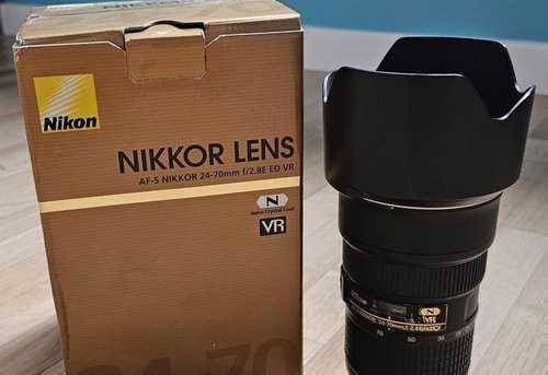 Nikon 24-70mm F/2.8E ED VR AF-S
