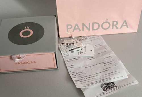 Комплект серьги и подвеска pandora