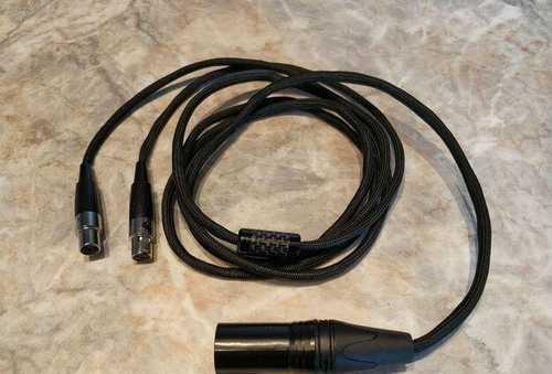 Snorry балансный кабель mini XLR / XLR 4 pin