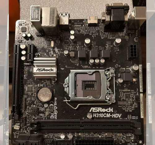 Материнская плата h310cm - hdv asrock