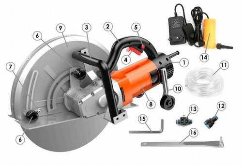 Электрический бетонорез Messer KX400