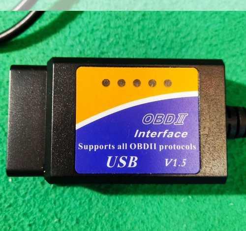 Автосканеры elm327 obd 2 с USB интерфейсом