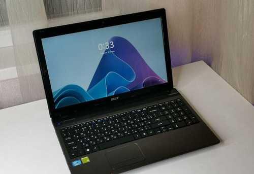 Ноутбук Acer i5 2410M/GT 540M/SSD /RAM 4GB