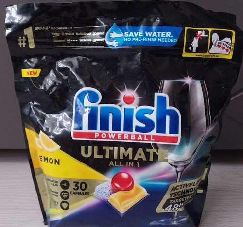 Капсулы для посудомоечных машин finish 30шт