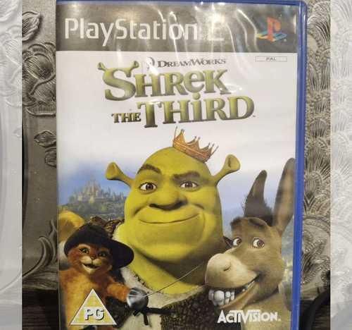 Игра на PlayStation 2 лицензия Шрек третий