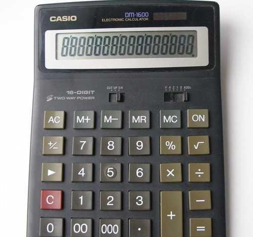 Калькулятор casio DM-1600