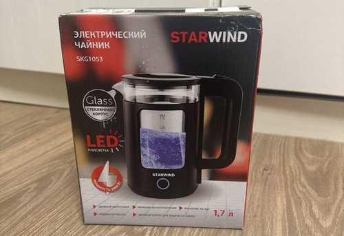Новый электрический чайник starwind 1,7л
