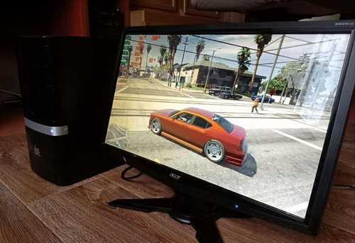 Игровой компьютер с большим монитором