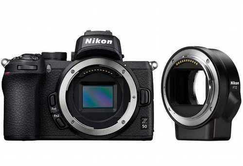 Фотоаппарат Nikon Z 50 Body + FTZll адаптер
