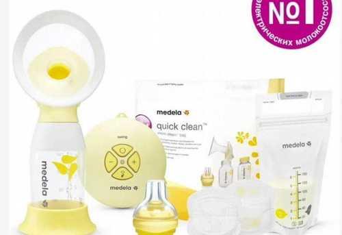 Молокоотсос электрический medela swing flex