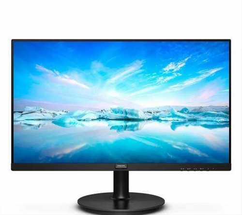 LCD philips 23.8" 241V8L (00/01) черный VA 1920x10