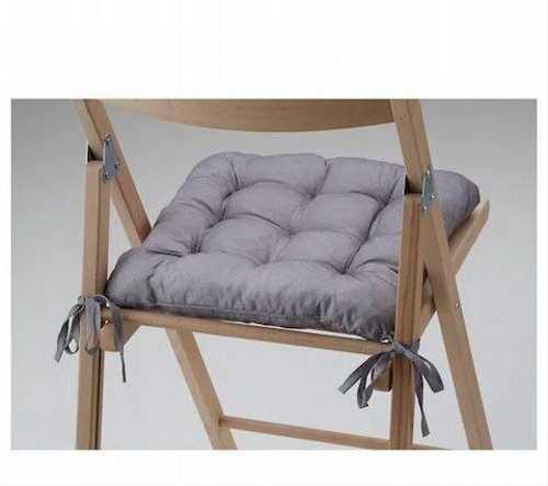 Подушка на стул IKEA цвет серый