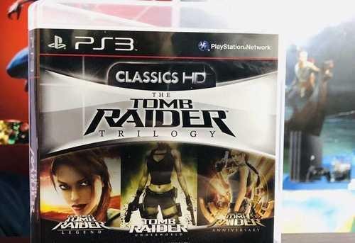 Без обложки Tomb Raider Trilogy Classic HD PS3