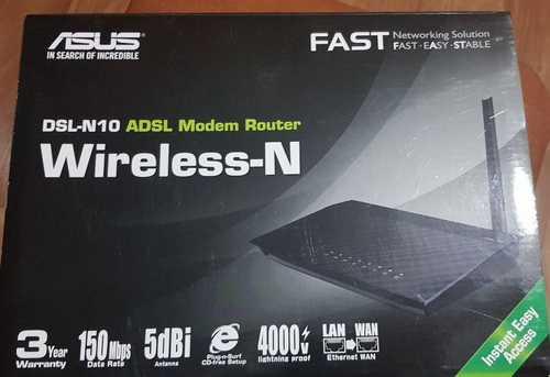 Беспроводной роутер asus DSL-N10, wi-fi