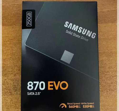 Новый Samsung 870 EVO 250GB