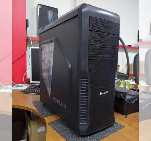 Корпус Zalman Z3 Plus Midi-Tower ATX новый (читаем