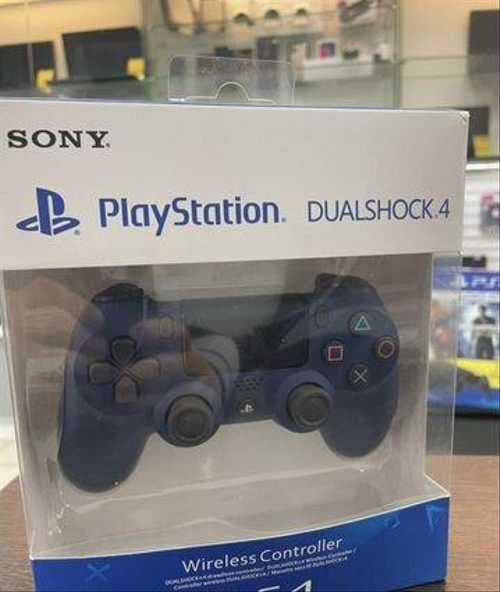 Геймпад DualShock 4 темно-синий новый ориг