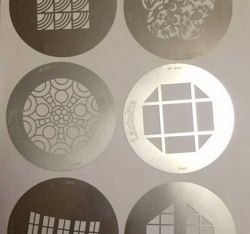 Маска гобо. Gobo Lastolight 80 mm Набор 13 шт