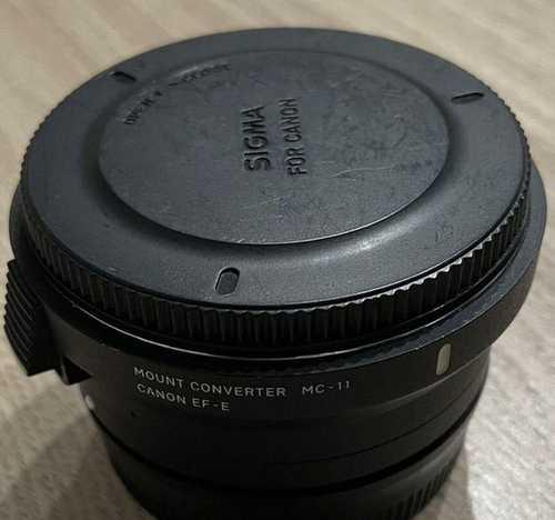 Адаптер Sigma MC-11 Canon EF to Sony E mount