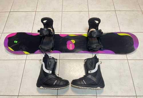Женский сноуборд комплект Burton Genie - 140 - 39