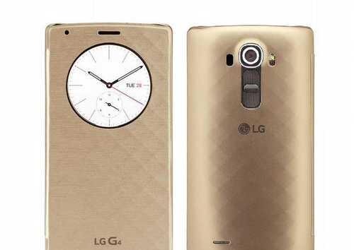 Оригинал Чехол CFR-100C QuickCircle для LG G4 Gold