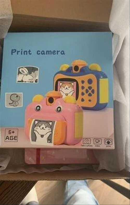 Фотоаппарат Print Camera с моментальной печатью