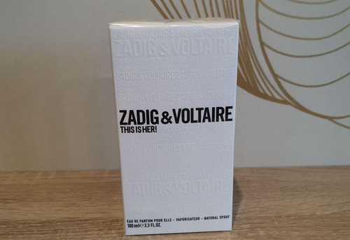 Zadig&Voltaire This is Her 100 оригинал