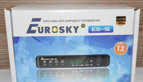 Цифровая тв приставка Eurosky ES 16 20 каналов