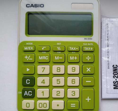 Калькулятор casio ms-20nc