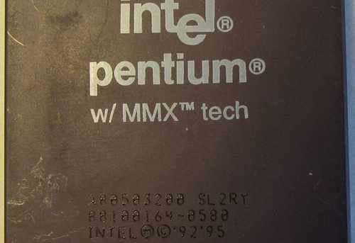Процессор intel pentium w/MMX tech