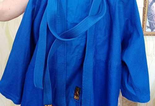 Кимоно для дзюдо синее Dax tori sports