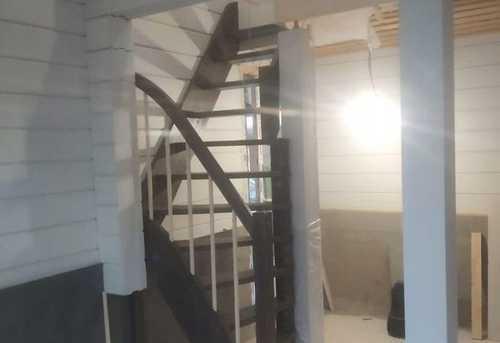 Деревянная лестница "под ключ"