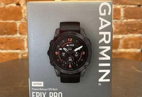 Часы Garmin Epix Pro (Gen 2) Sap 47 Carb Titan DLC