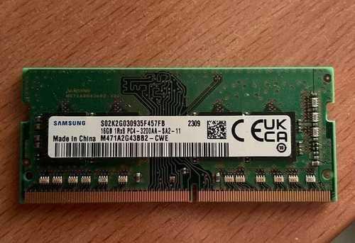 Sodimm DDR4 16Gb 3200MHz Samsung