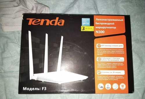 Wifi роутер tenda n300 f3